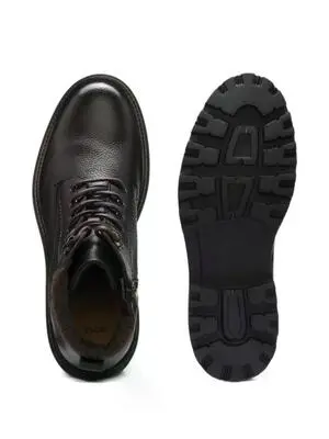 Hugo Grained-leather Boots