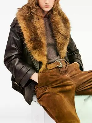 Ba&sh Naho Leather Jacket