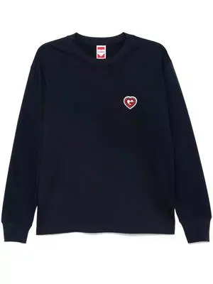 GROUND ZERO Logo-patch T-shirt - Blue