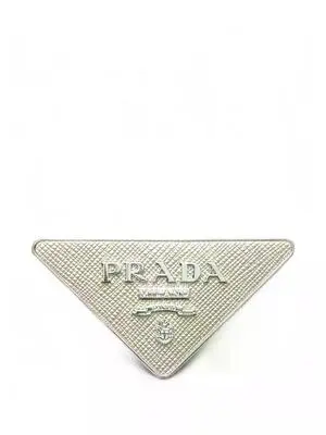 Prada Saffiano Belt Buckle Custom Belts - White