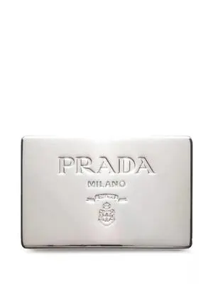 Prada Metal Belt Buckle Custom Belts - Silver
