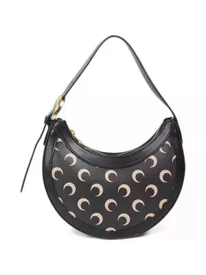 MARINE SERRE Moon Canvas Eclips Mini Shoulder Bag