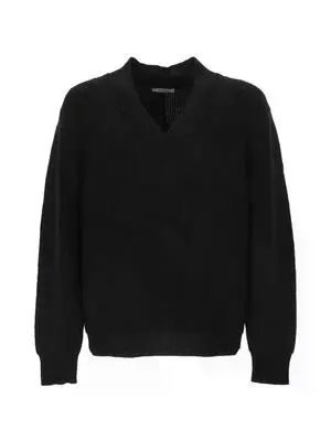 ENTIRE STUDIOS V-neck Elbow-patch Sweater