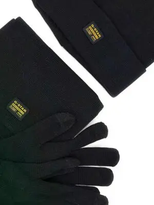 G-star Raw Logo-patch Knit Accessories Set