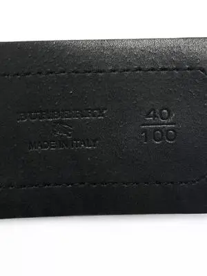 Burberry Buckle Leather Belt