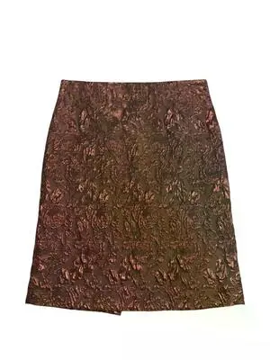 LUNATICA MILANO Floral-jacquard Pencil Mini Skirt