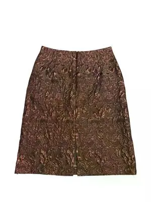 LUNATICA MILANO Floral-jacquard Pencil Mini Skirt
