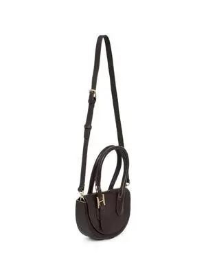 SILVIAN HEACH Logo-plaque Curved Cross Body Bag - Brown