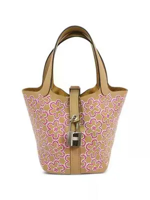 Hermès 2022 Micro Picotin Daisy Tote Bag