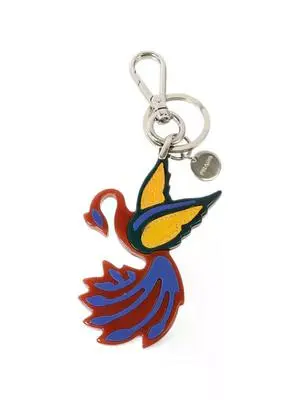 Prada Swan Key Charm - Red