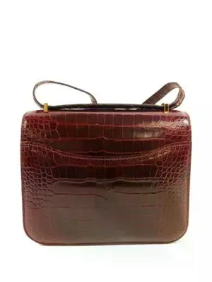 Hermès Mini Constance Shoulder Bag - Red