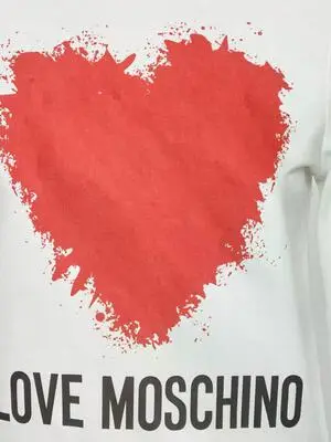 Moschino Heart Print Sweater