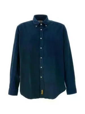 B.D.BAGGIES Bradford Corduroy Button-down Shirt - Blue