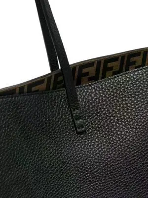 Fendi Large Roll Leather Tote Bag