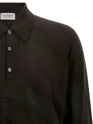 John Smedley Dorset Long-sleeved Polo Shirt