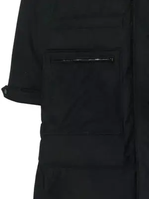 YVES SALOMON Shearling-collar Quilted Coat