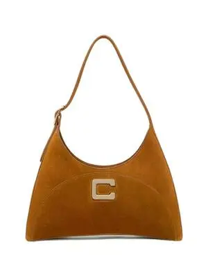 CAREL Concorde Suede Shoulder Bag - Brown