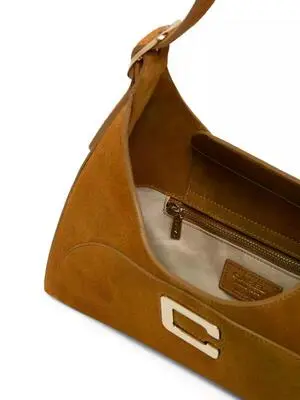 CAREL Concorde Suede Shoulder Bag