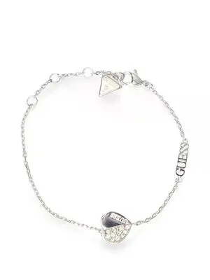 Guess Crystal-embellished Heart Bracelet