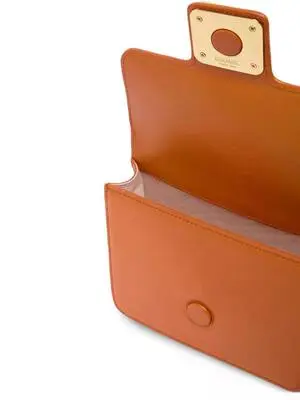 CAREL Mini Sorbonne Grained Calf Leather Shoulder Bag - Orange