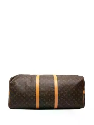LOUIS VUITTON 2000 Monogram Keepall Bandouliere 60 Travel Bag