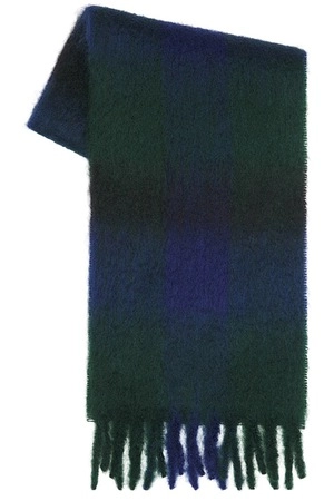 THE ROW Creana Scarf - Blue & Green