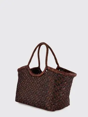 Dragon Diffusion Small Nantucket Tote Bag In Hand-woven Buffalo Leather