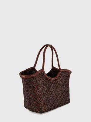 Dragon Diffusion Small Nantucket Tote Bag In Hand-woven Buffalo Leather