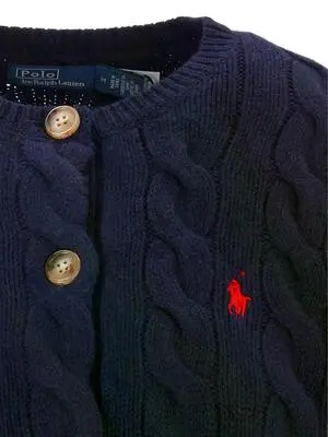 Polo Ralph Lauren Cable-knit Wool-cashmere Cardigan