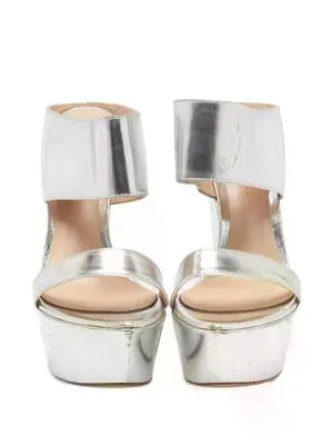 GIANVITO ROSSI Nikki Platform Wedge Sandals