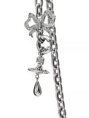 VIVIENNE WESTWOOD Orb Bow-pendant Necklace