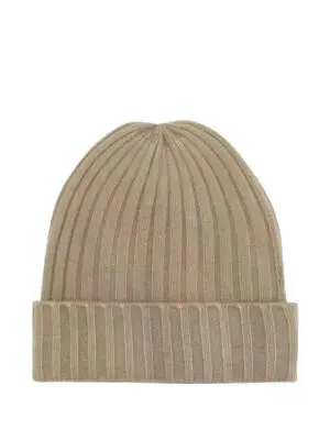 V VON GOAT Ribbed-knit Cashmere Beanie Hat