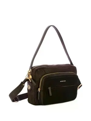 Borbonese Printed Panelled Shoulder Bag