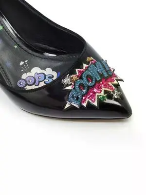 Dolce & Gabbana Lori Leather Heleed Pumps