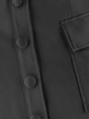 EMMA E GAIA Button-up Front-pockets Skirt