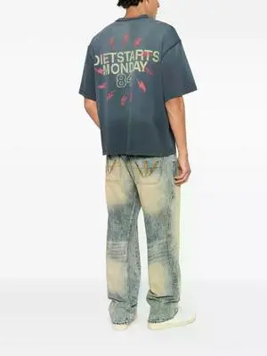 DIET STARTS MONDAY Graphic-print T-shirt - Blue
