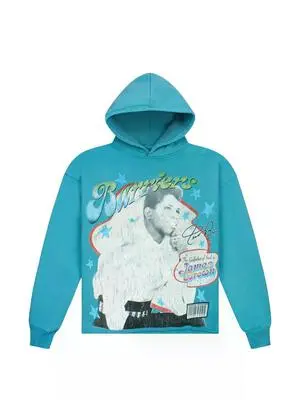 BARRIERS James Brown Ponder Graphic Hoodie - Blue