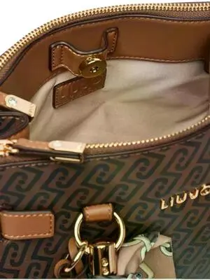 Liu Jo Monogram-print Scarf-detail Tote Bag
