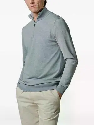 PROFUOMO Quarter-zip Sweater