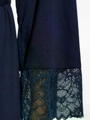 Hanro Azelia Lace-trim Dressing Gown