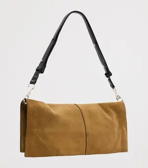 ALLSAINTS Suede Lutece Shoulder Bag