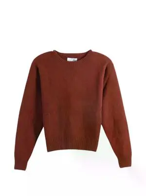 MARGARET HOWELL Crew-neck Raglan-sleeve Sweater - Red