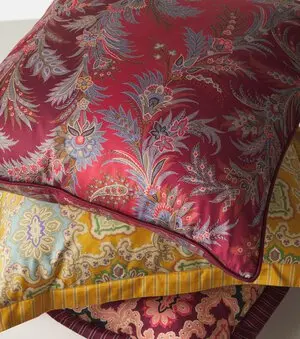 Etro Cotton Cushion - Red