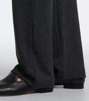 LESET Lauren Jersey Straight Pants