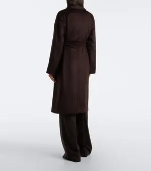 Max Mara Manuela Camel Hair Wrap Coat