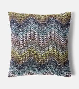Missoni Salina Zigzag Sequined Lame Cushion