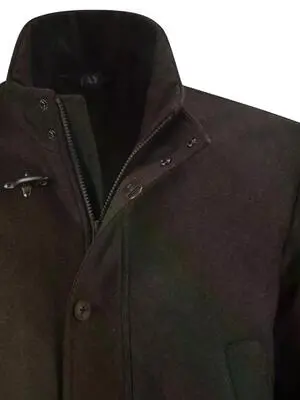 FAY Hook-fastening Suede-detail Jacket