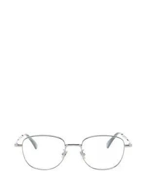 Kenzo Weave Round-frame Glasses - Silver