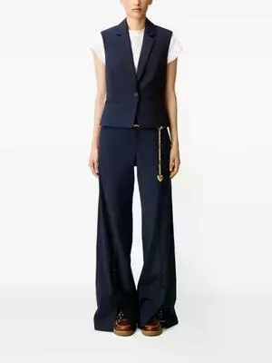Claudie Pierlot Sleeveless Back-tie Blazer