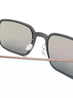 LINDBERG Rectangle-frame Sunglasses